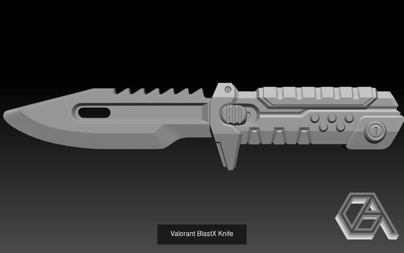Grey Armory Valorant knives collection 3D printable | CGTrader