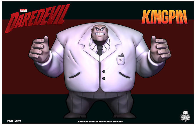 kingping miniature stylized 3D model 3D printable | CGTrader