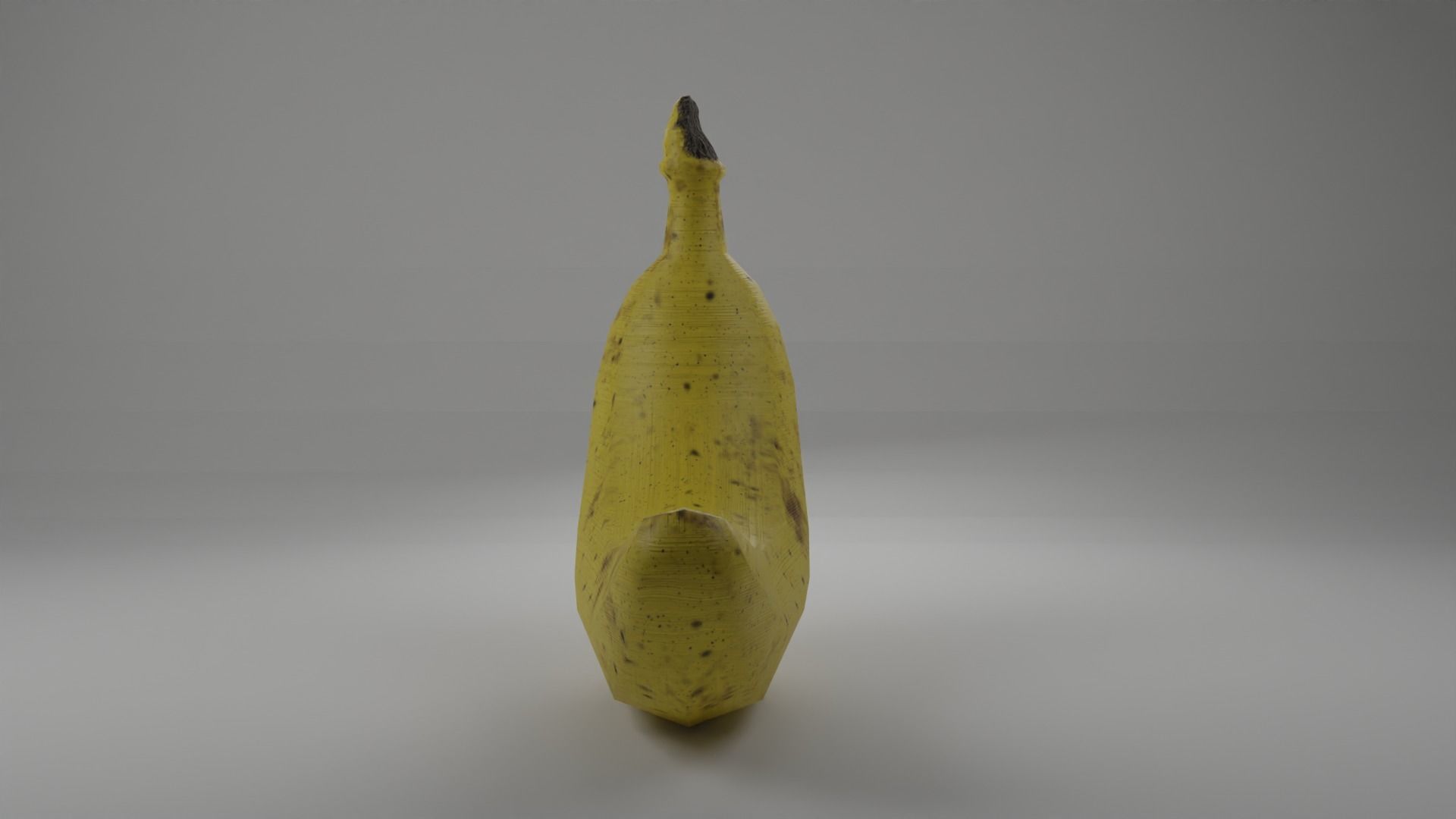3D model low poly - banana fruit VR / AR / low-poly | CGTrader