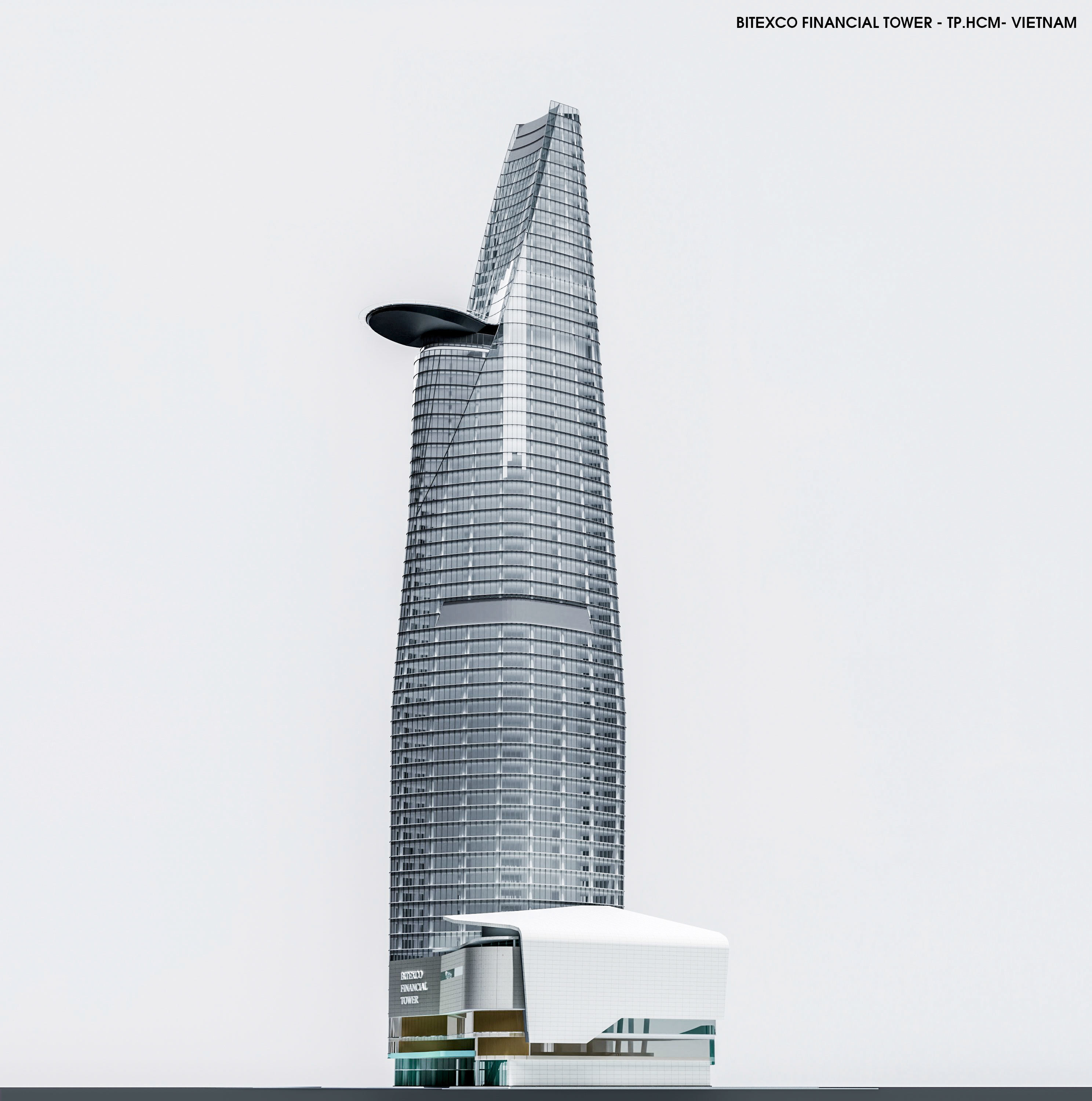 3D model BITEXCO FINANCIAL TOWER VR / AR / low-poly | CGTrader