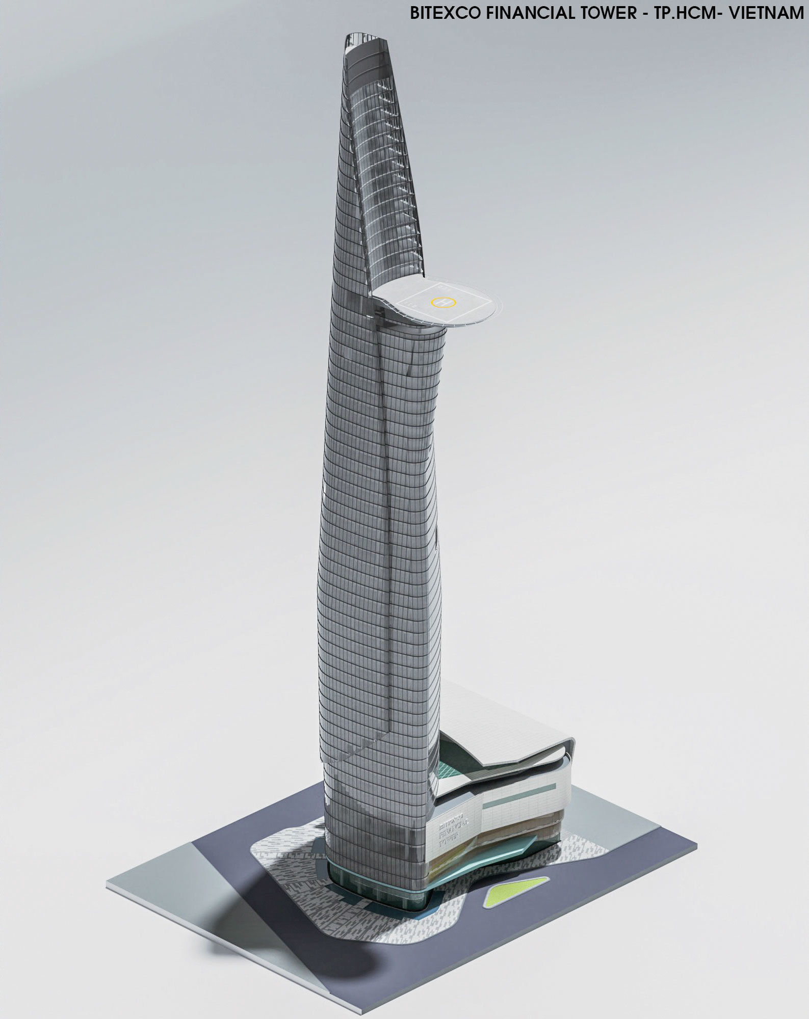 3D model BITEXCO FINANCIAL TOWER VR / AR / low-poly | CGTrader