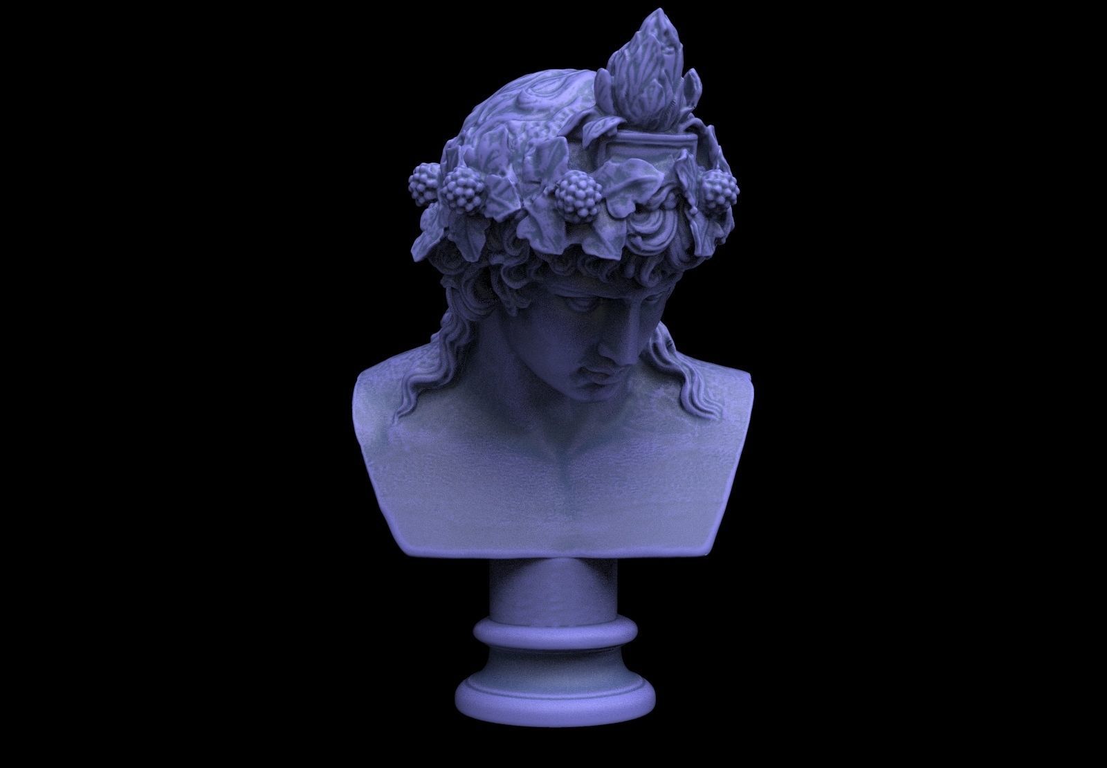 Antinous as Dionysus 3D model 3D printable | CGTrader