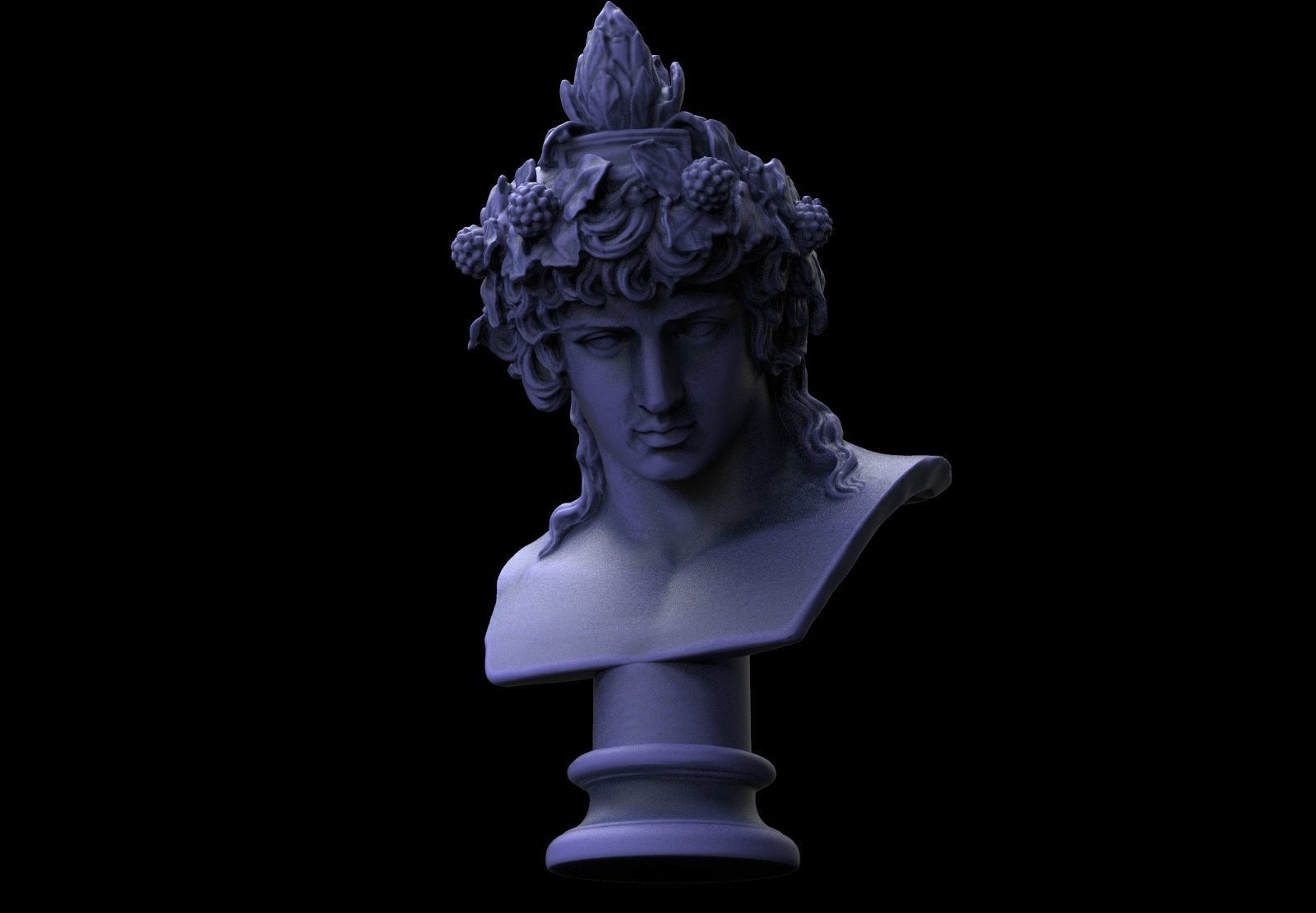 Antinous as Dionysus 3D model 3D printable | CGTrader