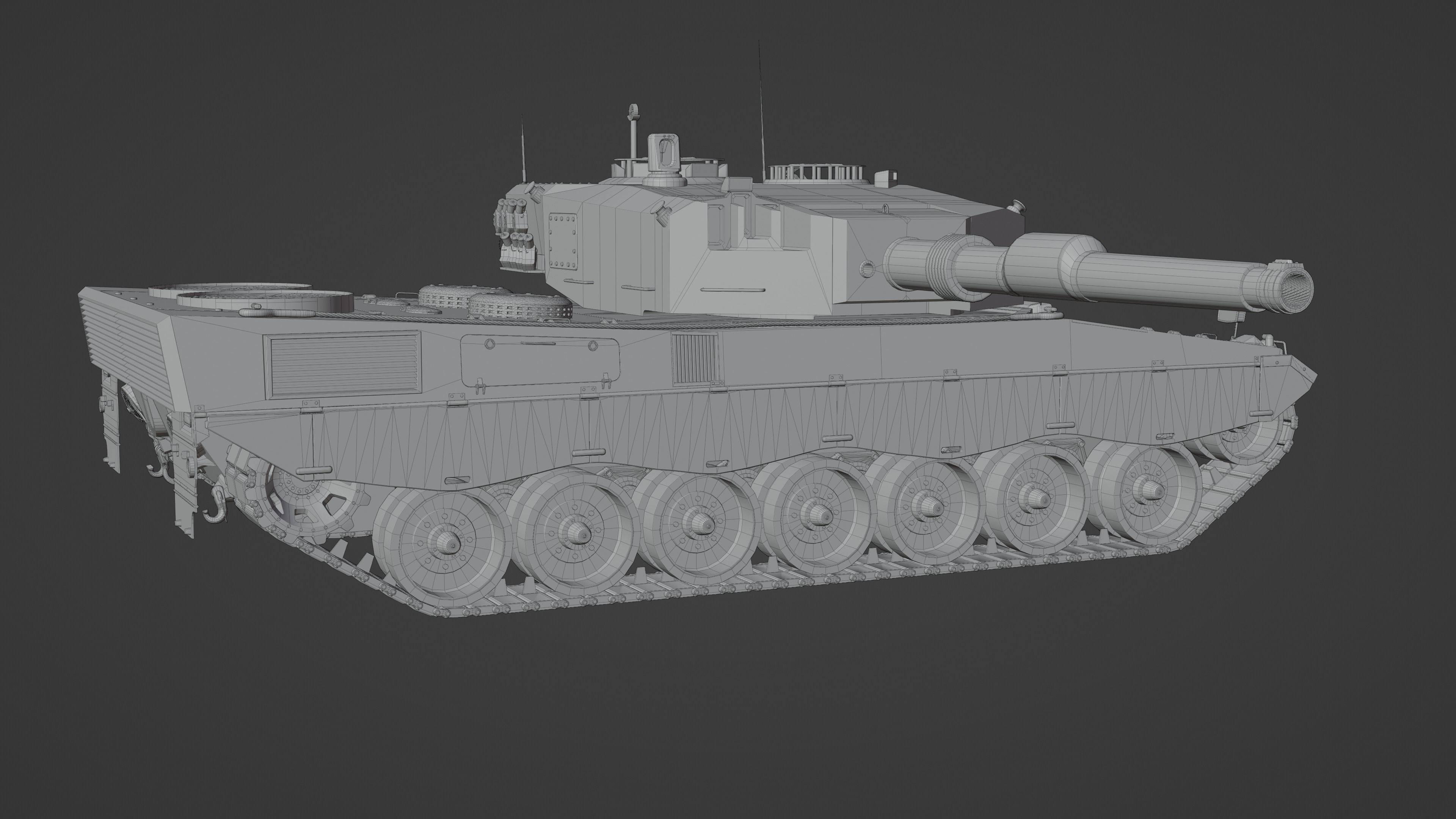 3D model Leopard 2 VR / AR / low-poly | CGTrader