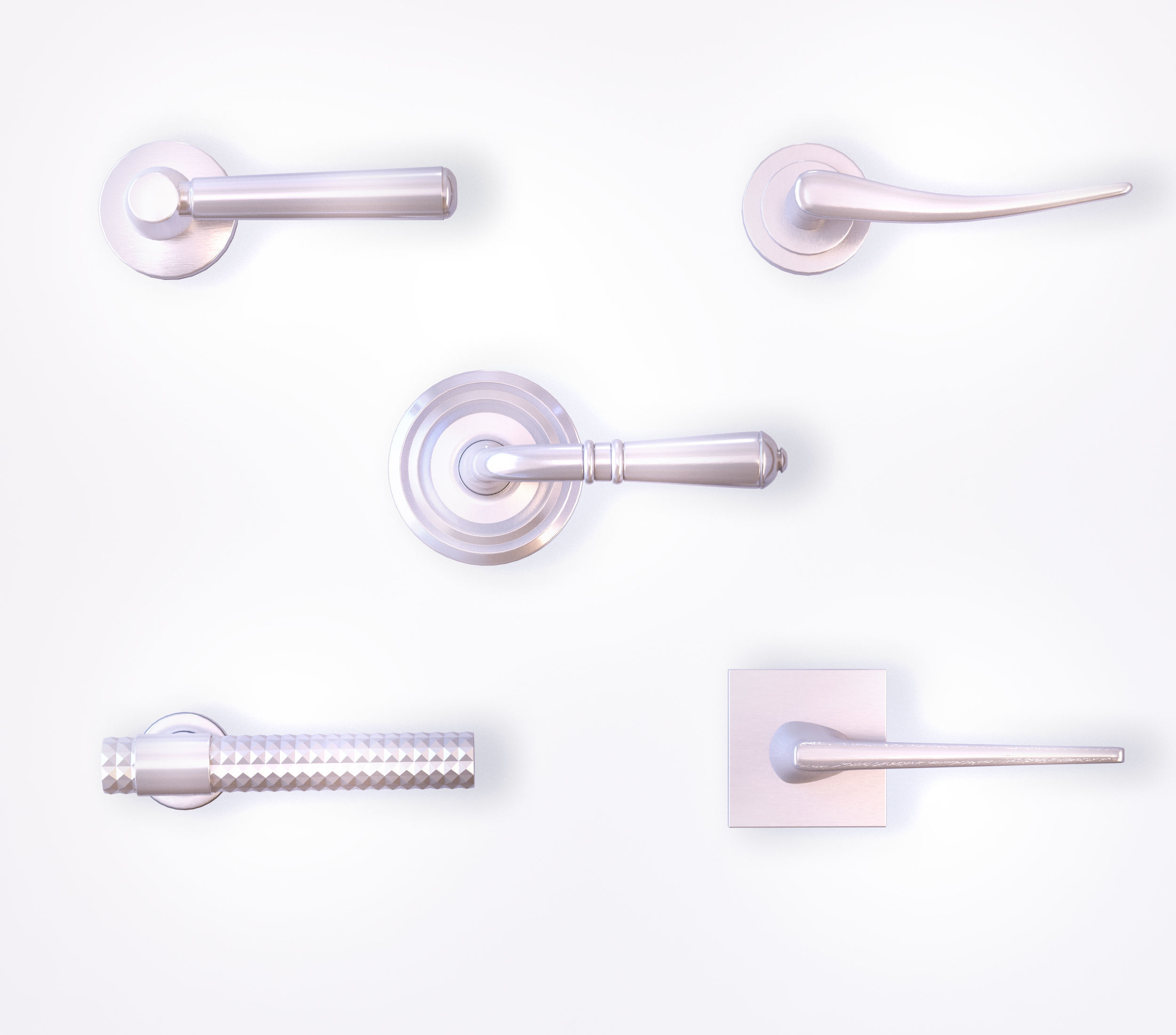 5 DOOR HANDEL 3D model | CGTrader