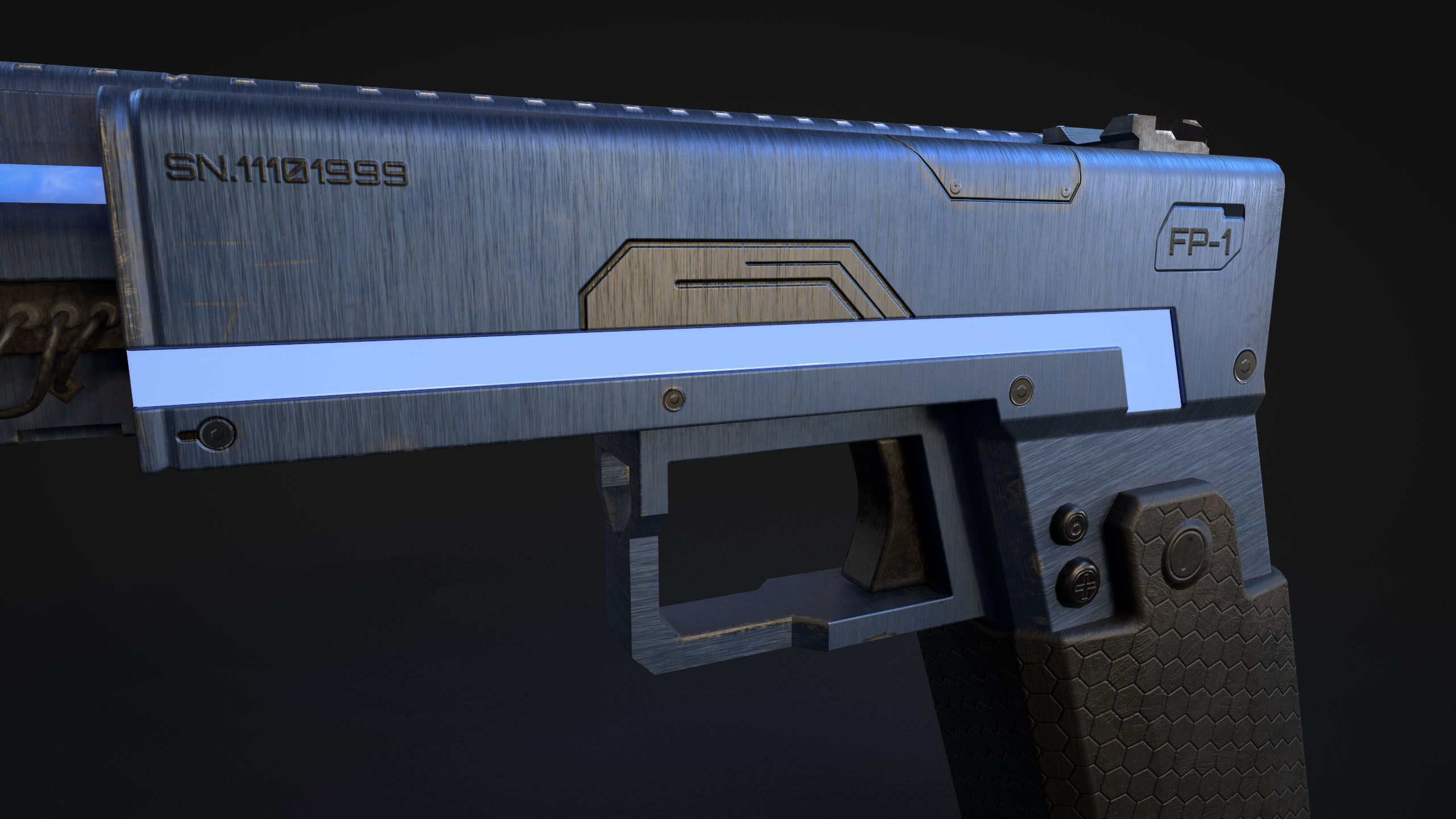 3D model Sci-Fi Plasma Pistol VR / AR / low-poly | CGTrader