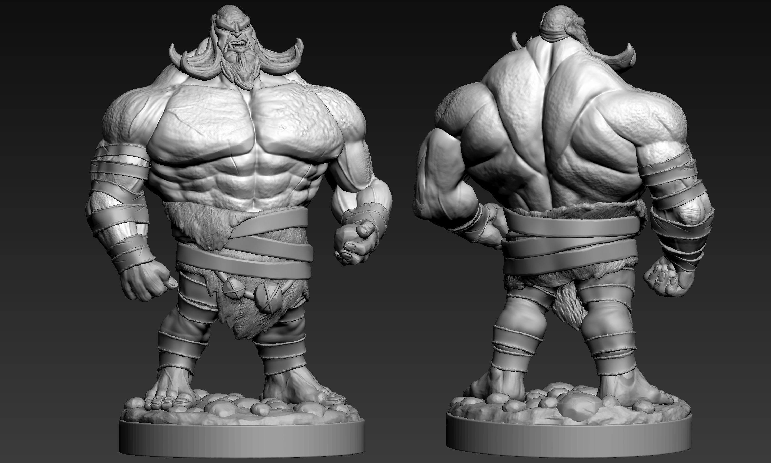 God orc 3D model 3D printable | CGTrader