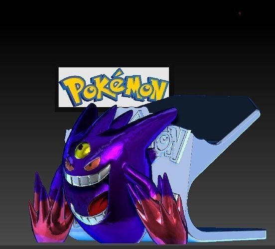 MEGA GENGAR SUPPORT CONTROL PRO SWITCH 3D model 3D printable | CGTrader