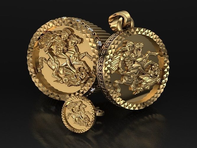 jewelry complect 3D model 3D printable | CGTrader