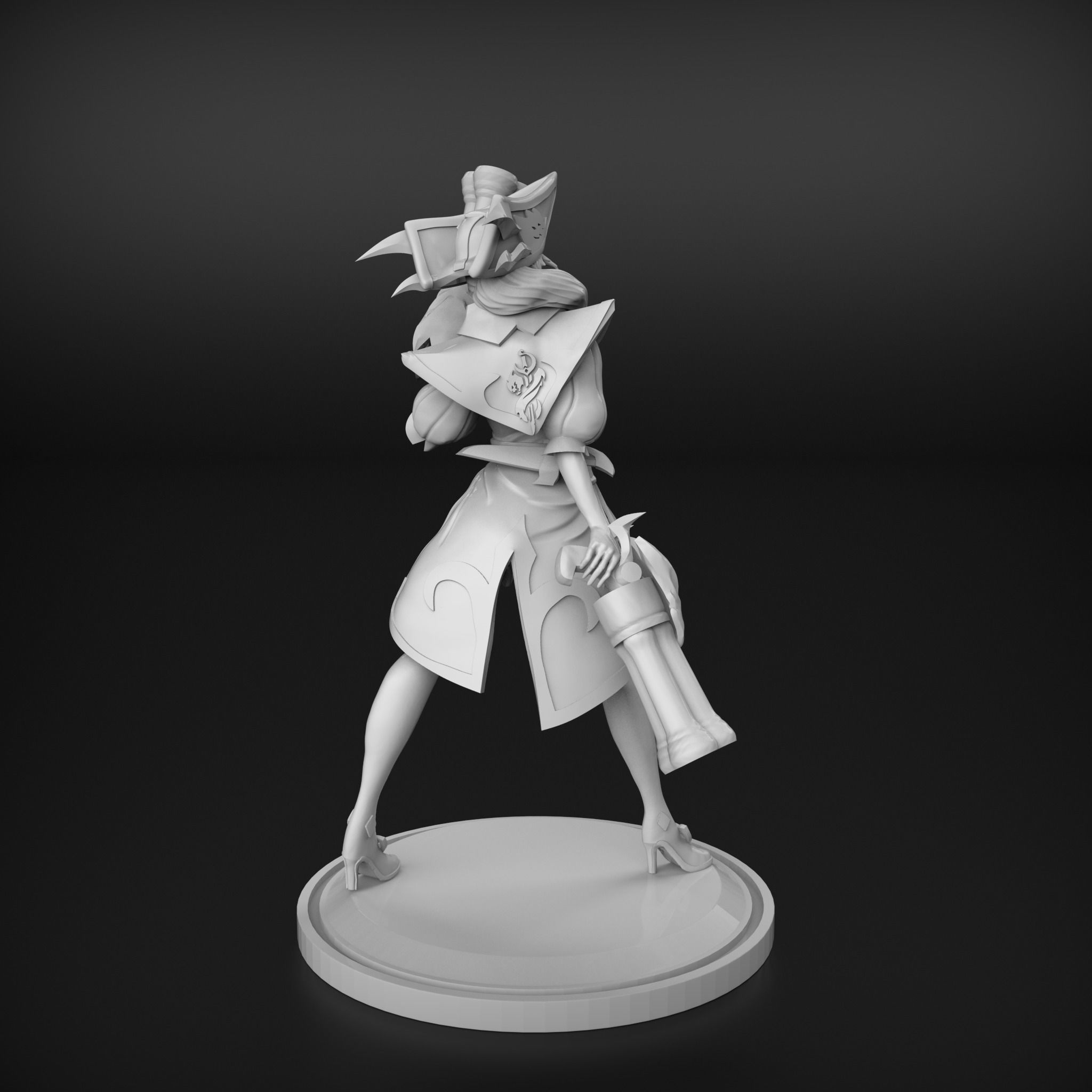 Captain Miss fortune league of legends 3D model 3D printable | CGTrader