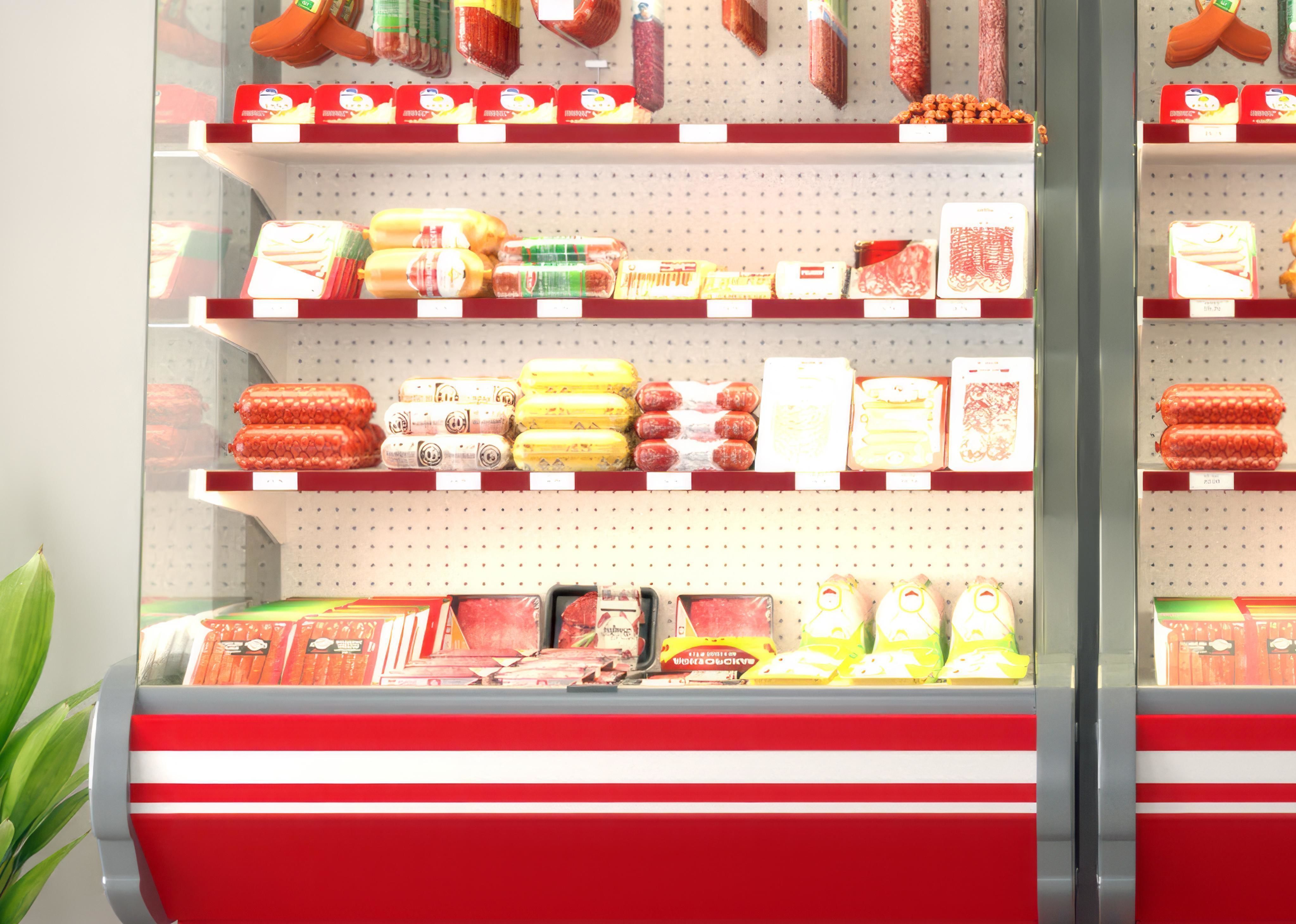 supermarket Modern freezer 3D model | CGTrader