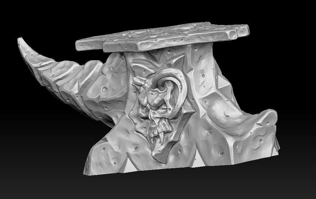 Undead anvil 3d print 3D model 3D printable | CGTrader