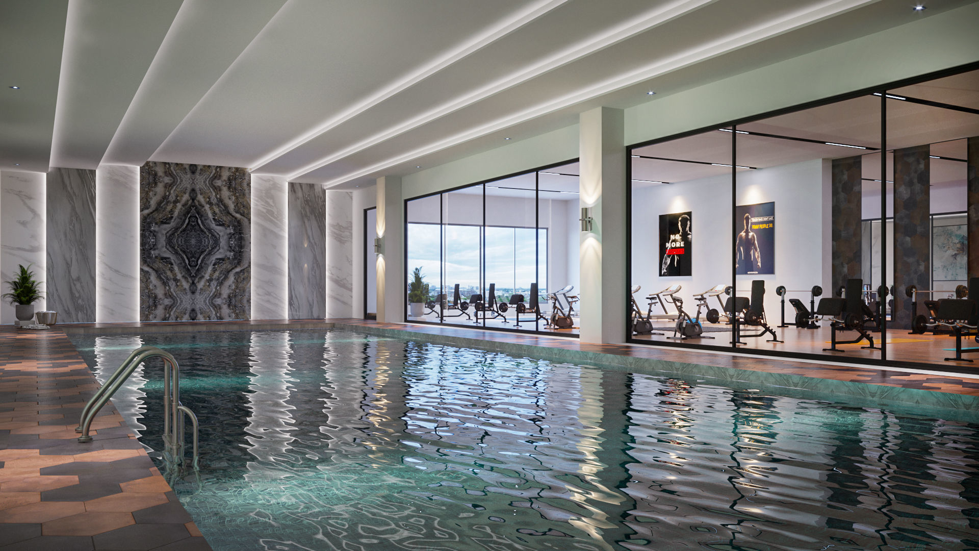 collection set of gyms and fitness centers VR / AR / low-poly | CGTrader