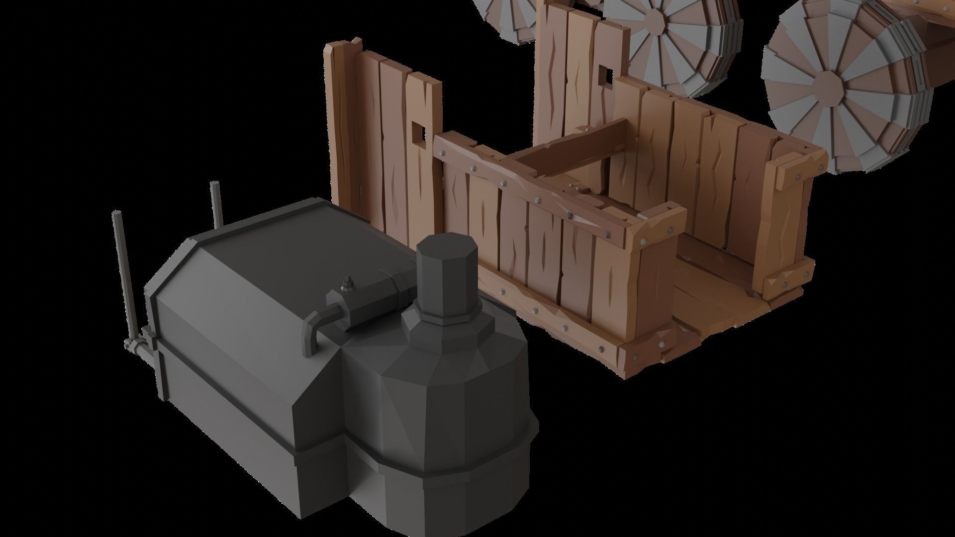 Medieval tank 3D model | CGTrader