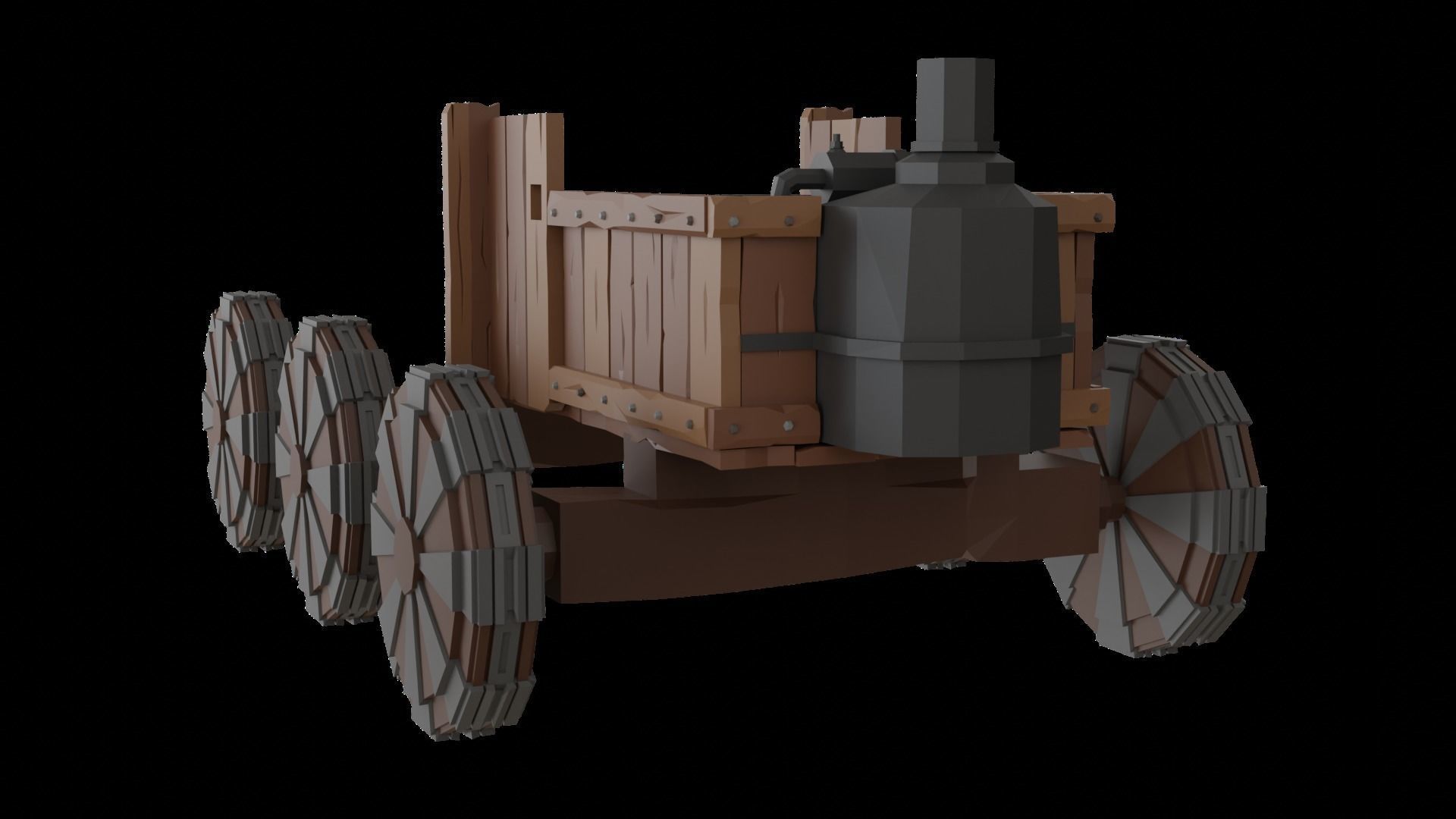 Medieval tank 3D model | CGTrader