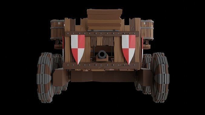 Medieval tank 3D model | CGTrader
