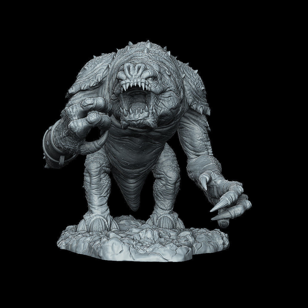 Rancor from Return Of The Jedi - 3D Printable 3D model 3D printable ...