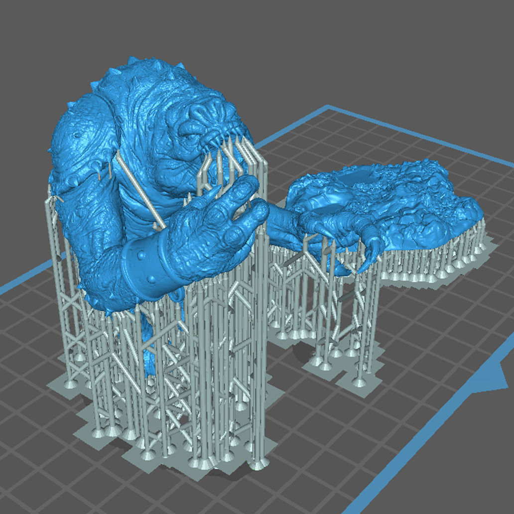 Rancor from Return Of The Jedi - 3D Printable 3D model 3D printable ...