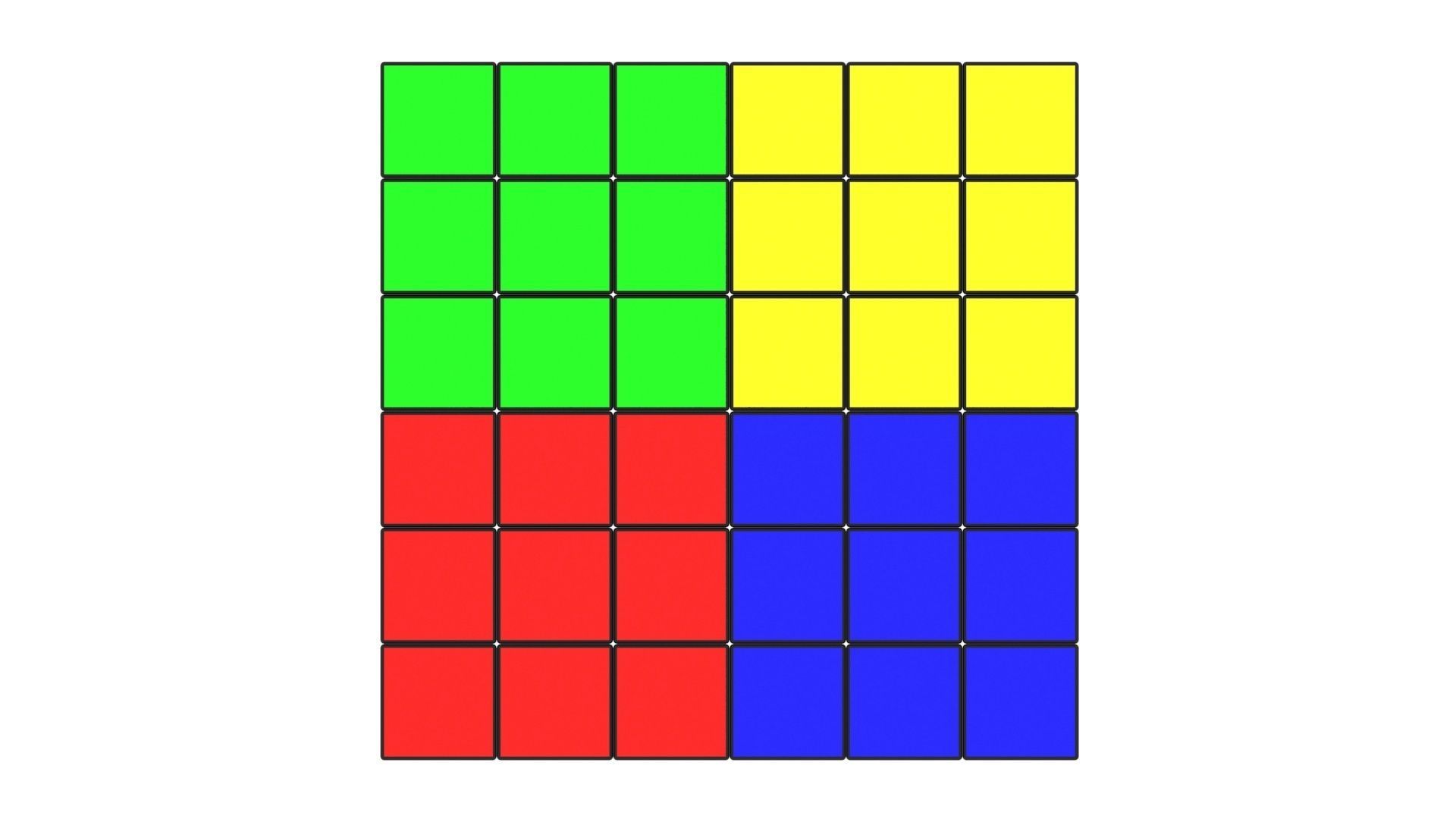 Rubiks Cube 6x6x6 3D model | CGTrader