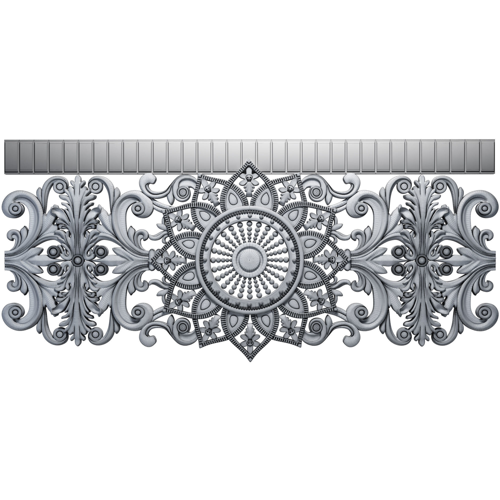 Decorative Ornamental 22 3D model | CGTrader