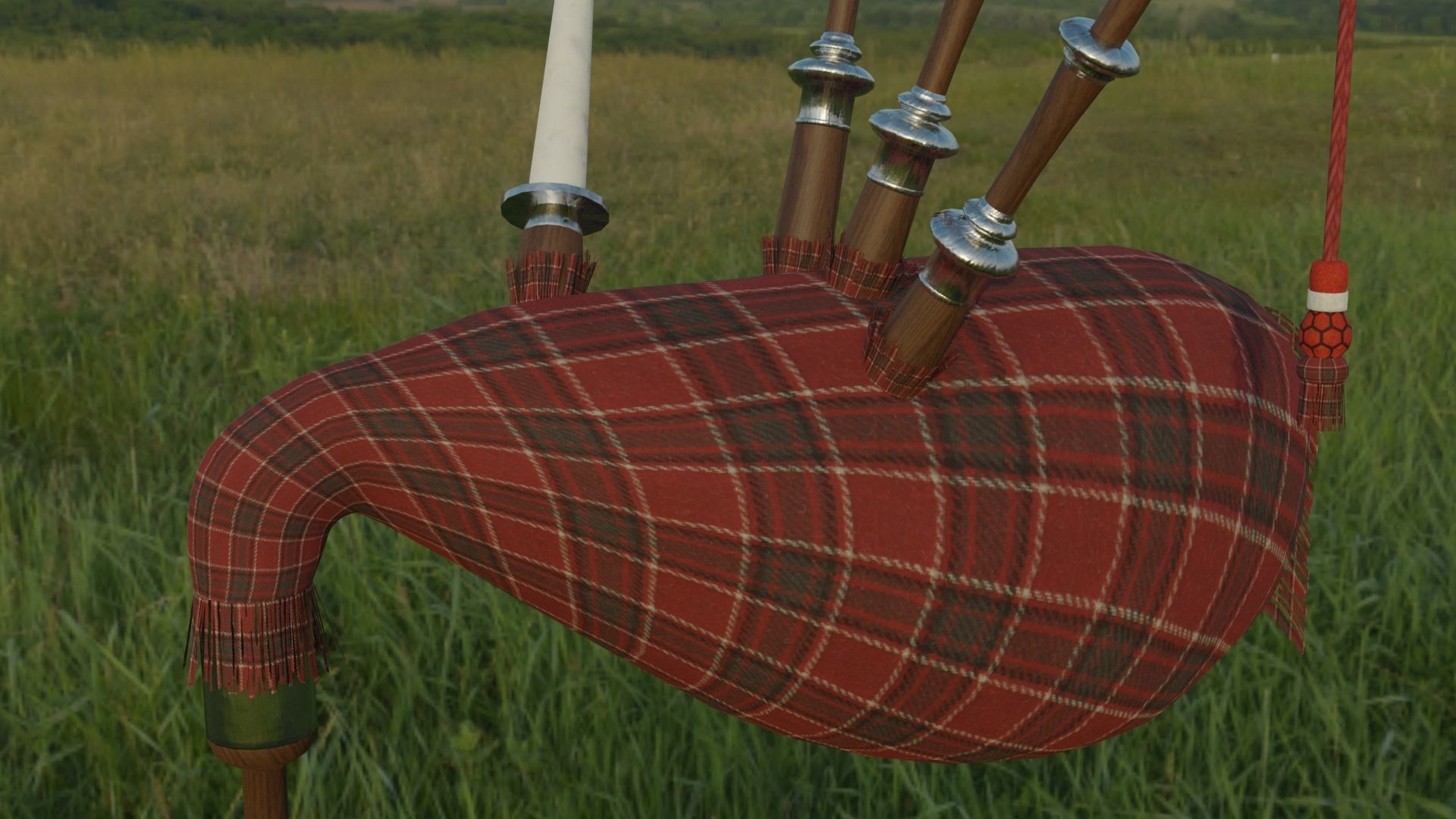 Bagpipe 3D Model 3D model | CGTrader