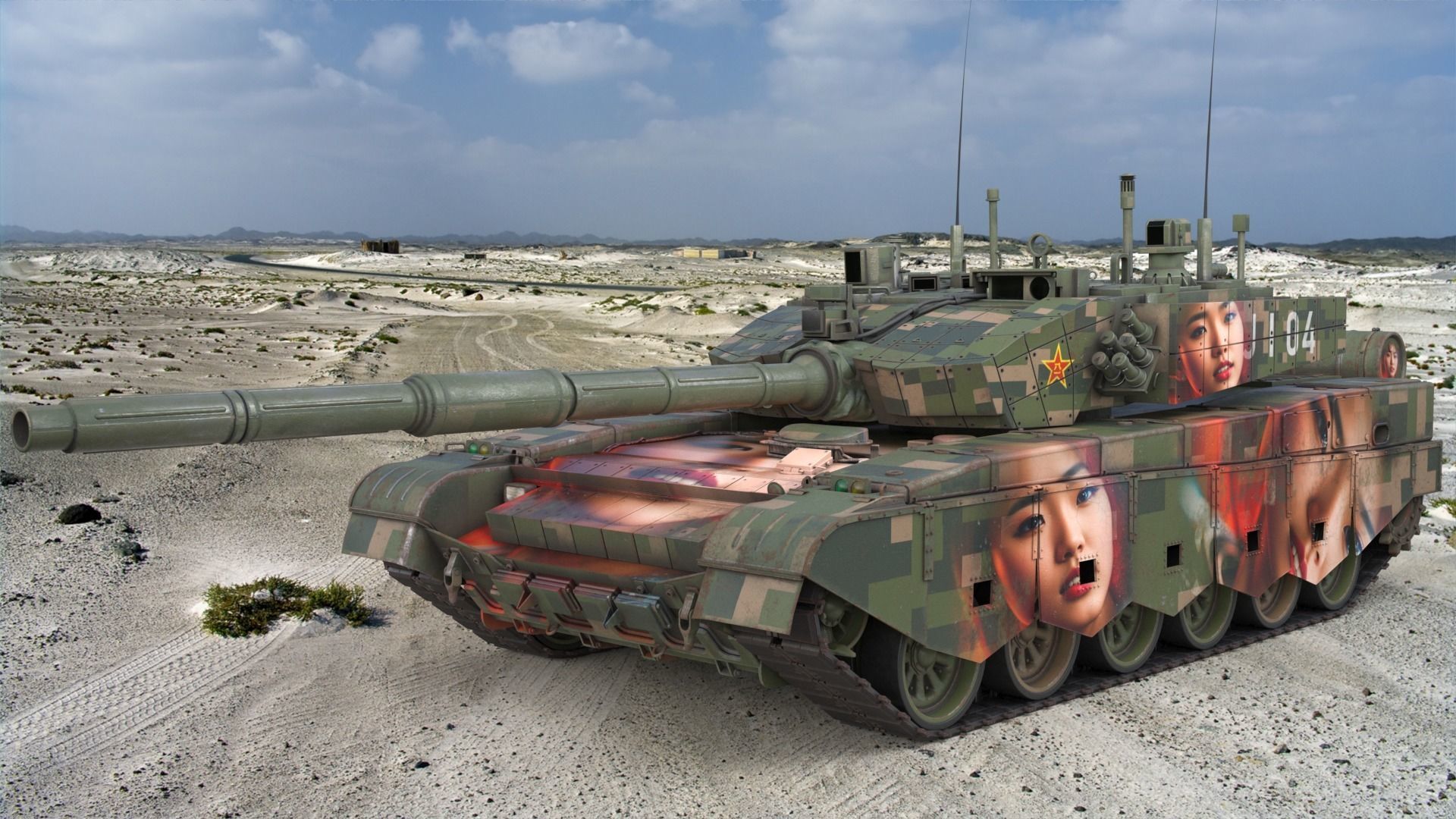 Tank China Type ZTZ 99A MTB Liu Yang 3D model | CGTrader