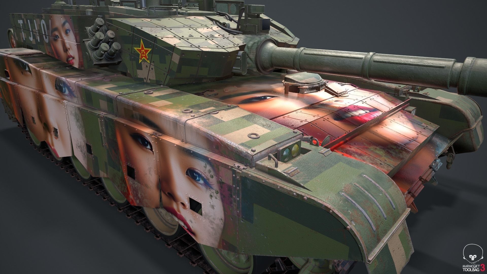 Tank China Type ZTZ 99A MTB Liu Yang 3D model | CGTrader