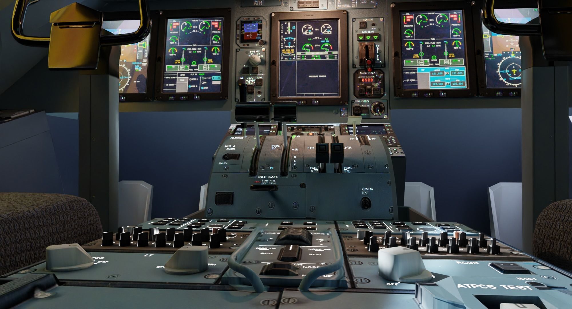 3D model ART 72-600 Cockpit VR / AR / low-poly | CGTrader