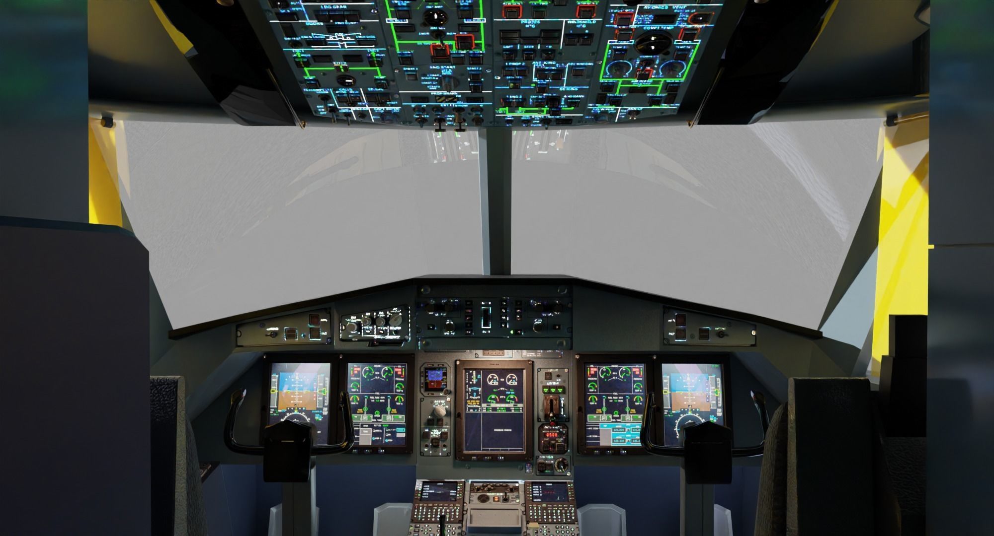 3D model ART 72-600 Cockpit VR / AR / low-poly | CGTrader