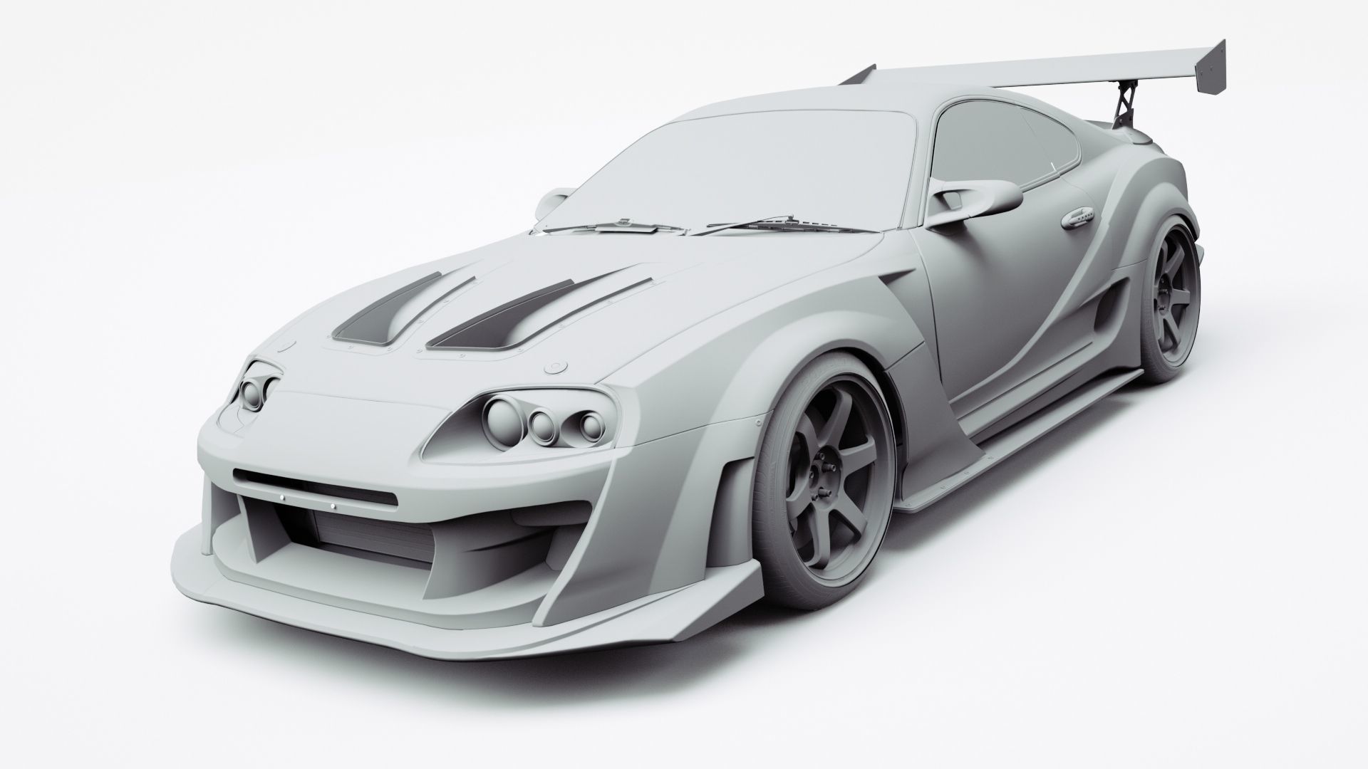 TOYOTA SUPRA 3D model | CGTrader
