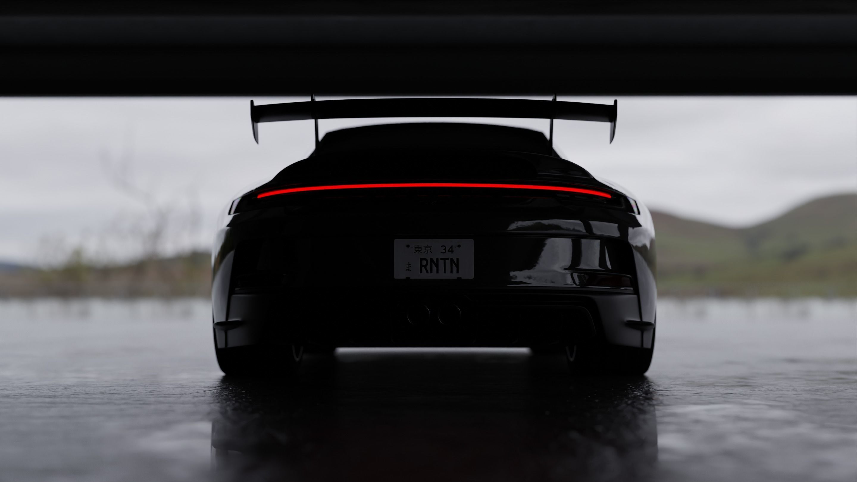 Car Moody Scene 3D Blender File Textured FBX File 3D model | CGTrader