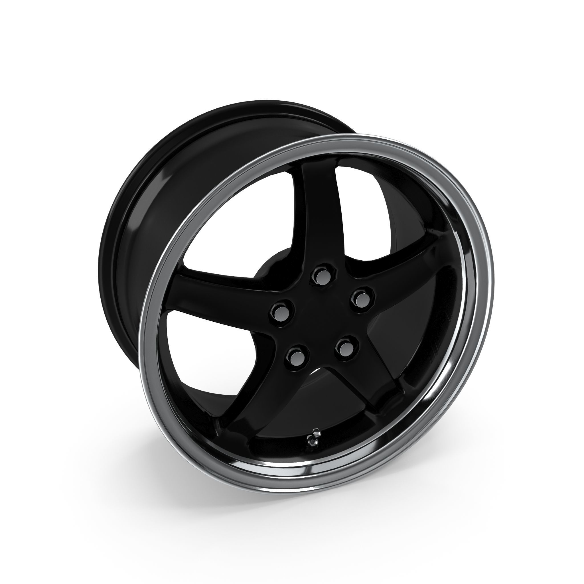 Cobra R 1995 Dished Wheel 17x9 3D model | CGTrader