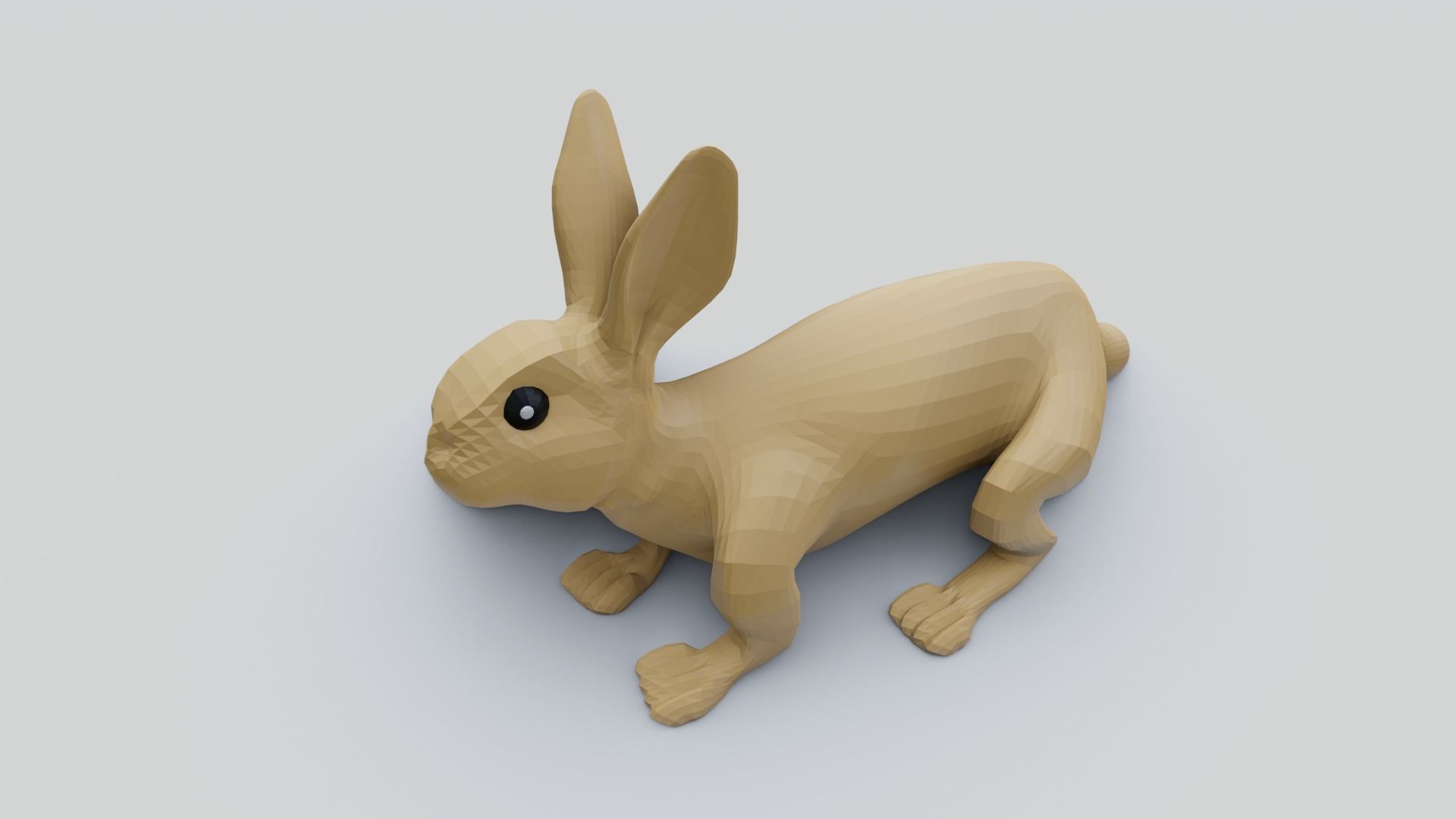 3D model Lowpoly Rabbit VR / AR / low-poly | CGTrader