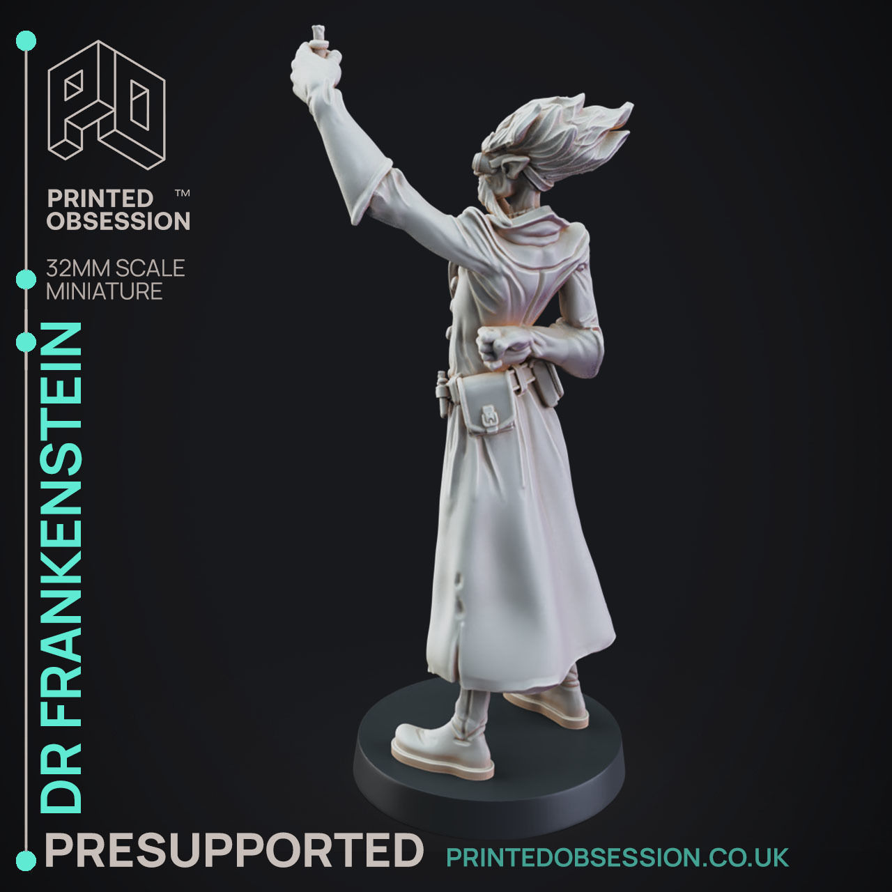 Dr Frankenstein - 3D Printable TTRPG - PRESUPPORTED - 32mm Scale 3D ...