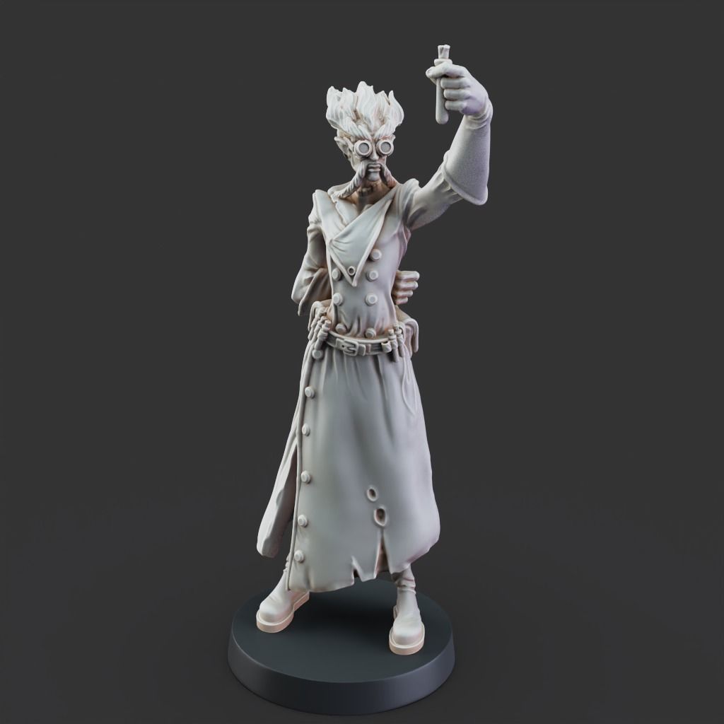Dr Frankenstein - 3D Printable TTRPG - PRESUPPORTED - 32mm Scale 3D ...