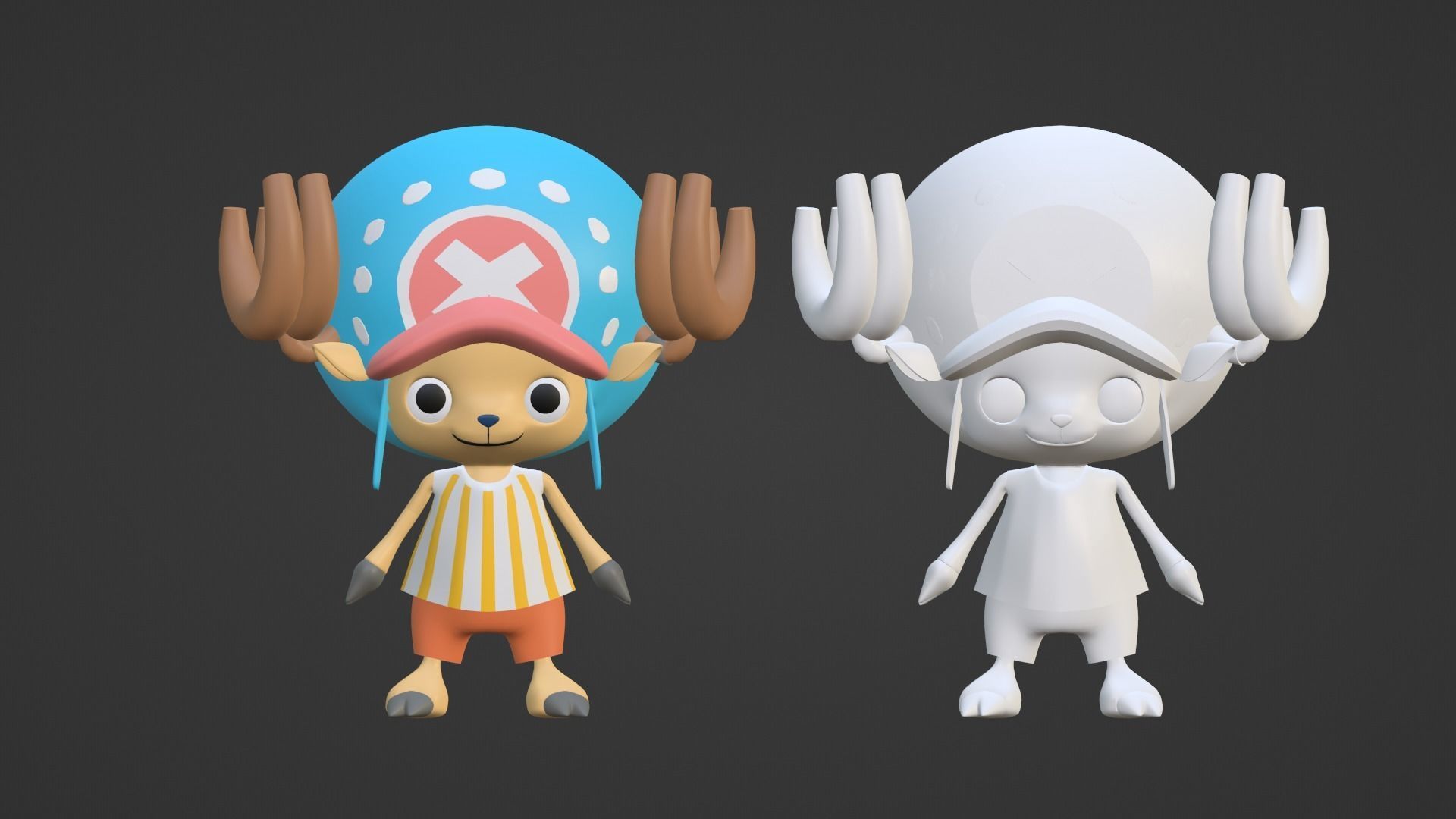 Chopper SD - One Piece 3D model rigged | CGTrader