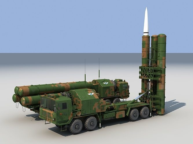 china HQ-9 Long-range missile ballistic missile 3D model | CGTrader