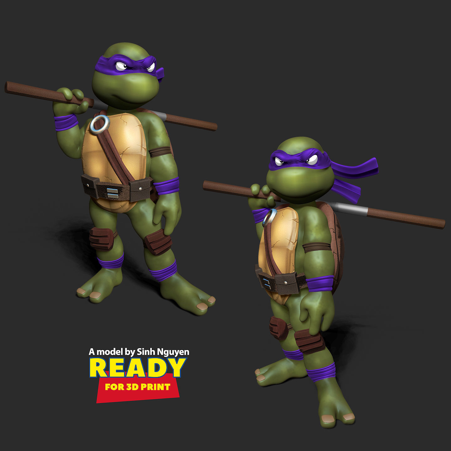 Donatello - Teenage Mutant Ninja Turtles 3D model 3D printable | CGTrader