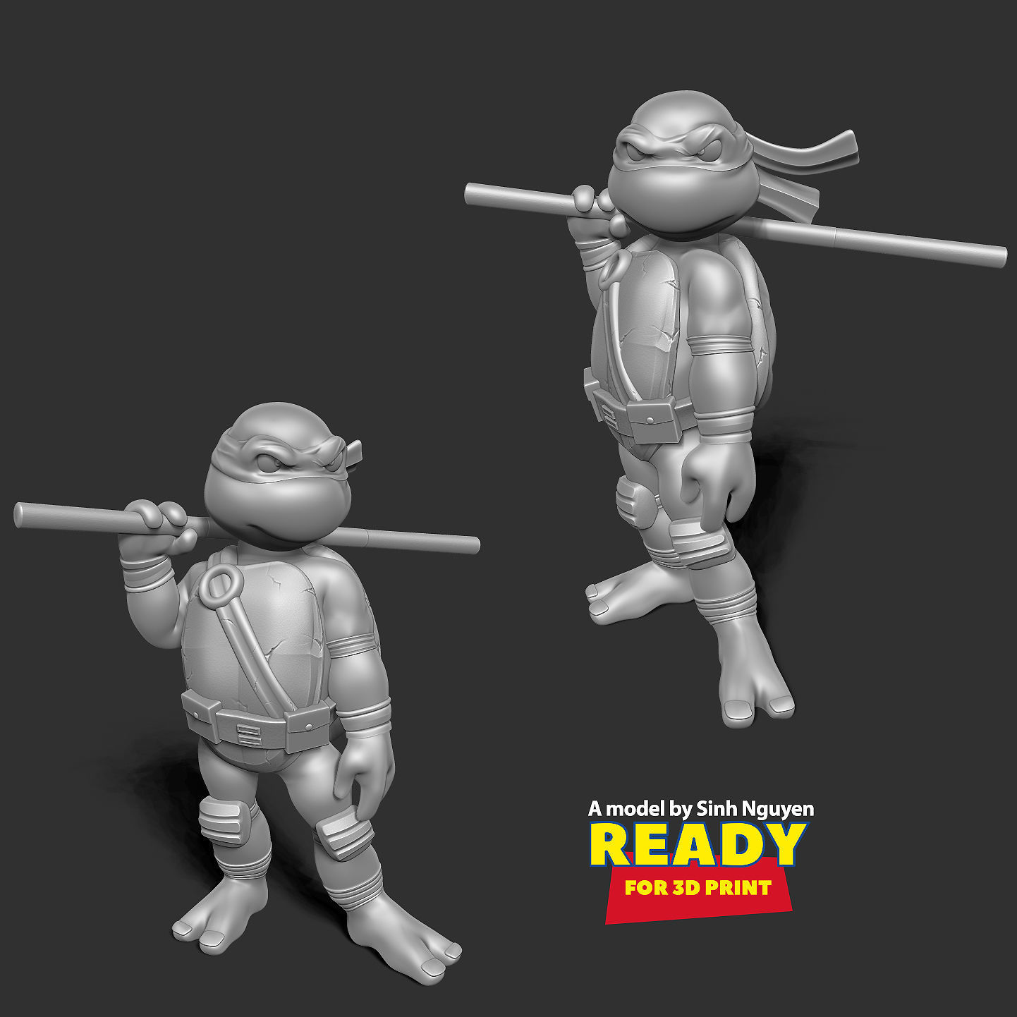 Donatello - Teenage Mutant Ninja Turtles 3D model 3D printable | CGTrader