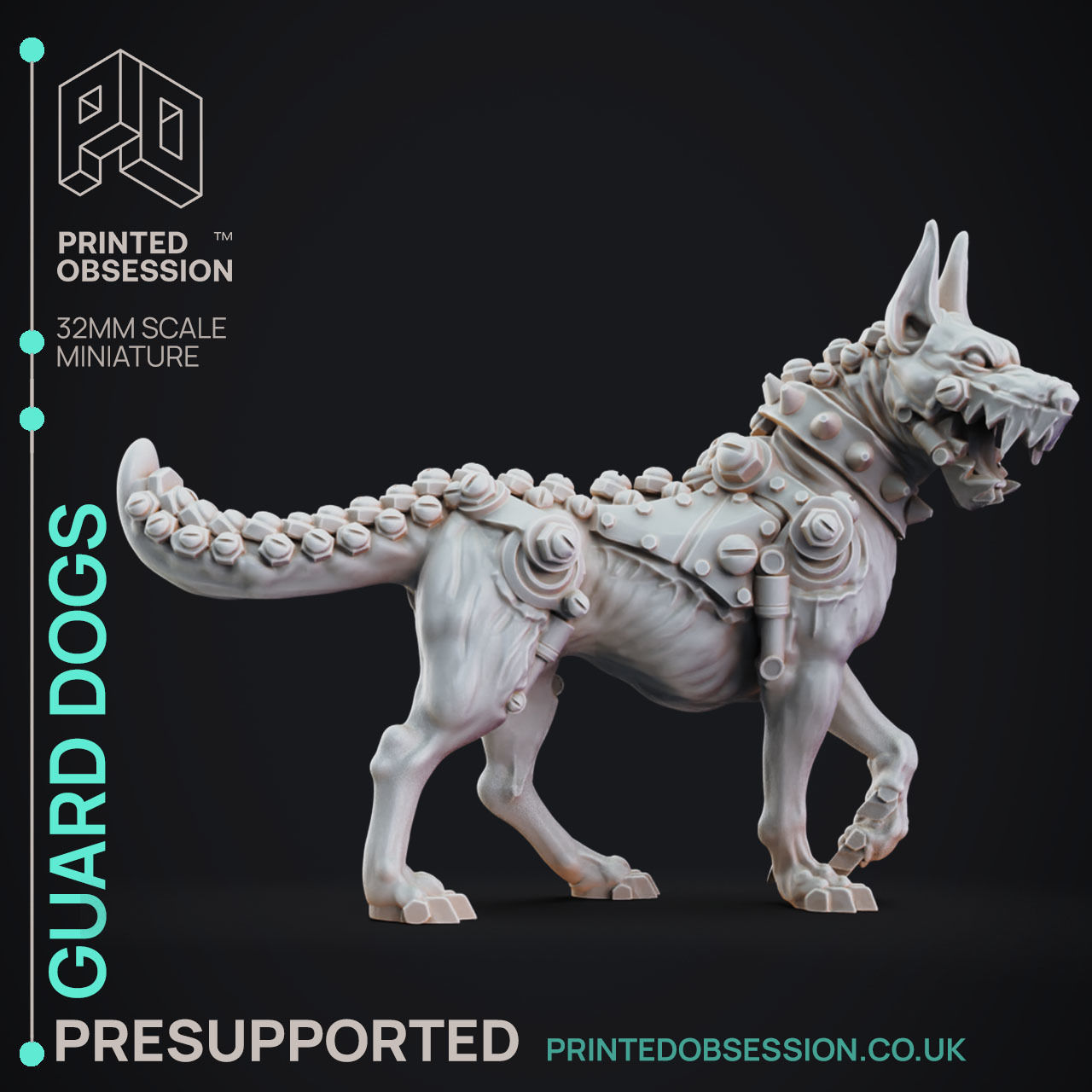 Guard Dogs - 3D Printable TTRPG - PRESUPPORTED - 32mm Scale 3D model 3D ...