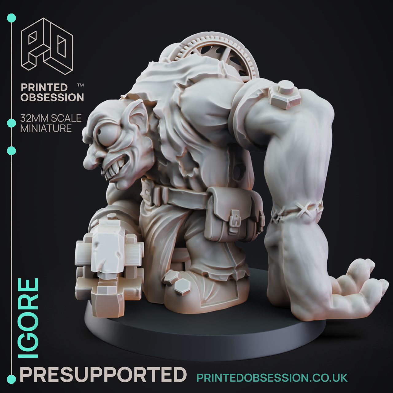 Igor - 3D Printable TTRPG - PRESUPPORTED - 32mm Scale 3D model 3D ...