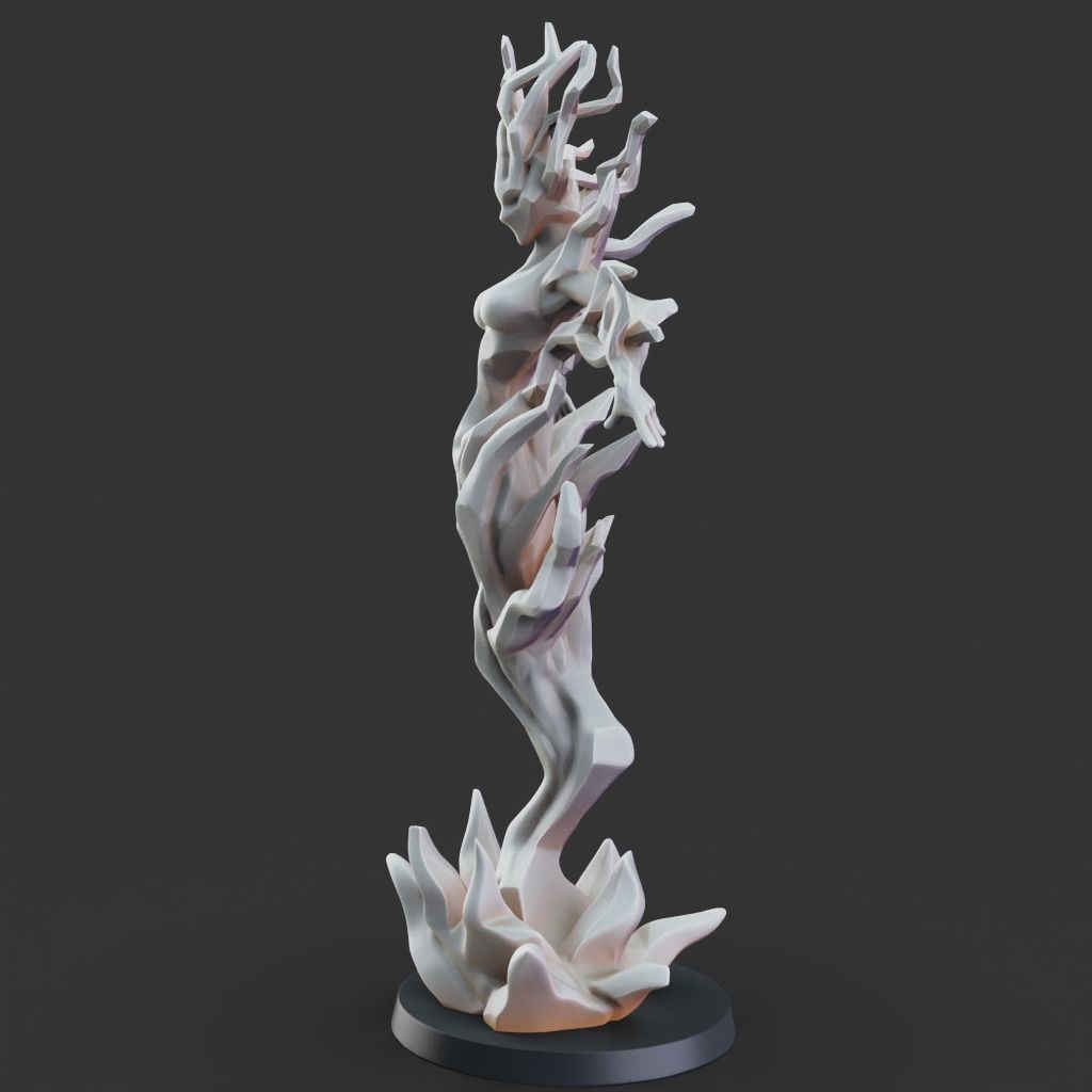 Lightning Element - 3D Printable TTRPG - PRESUPPORTED - 32mm 3D model ...