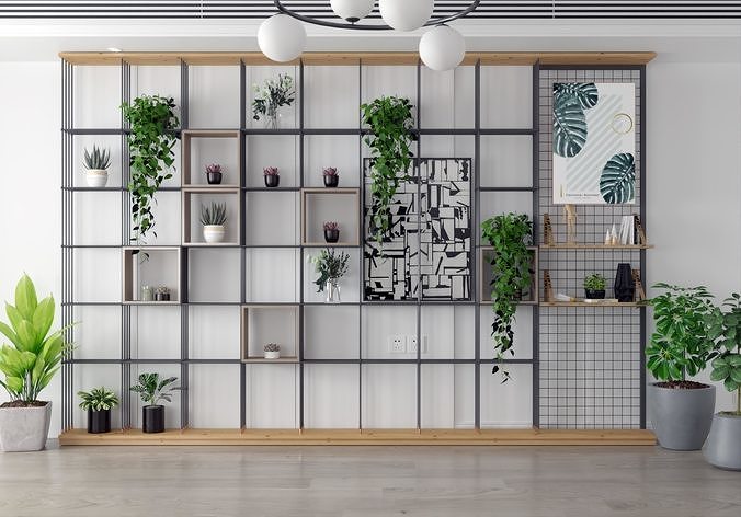 shelving frame Modern decorative 3D model | CGTrader