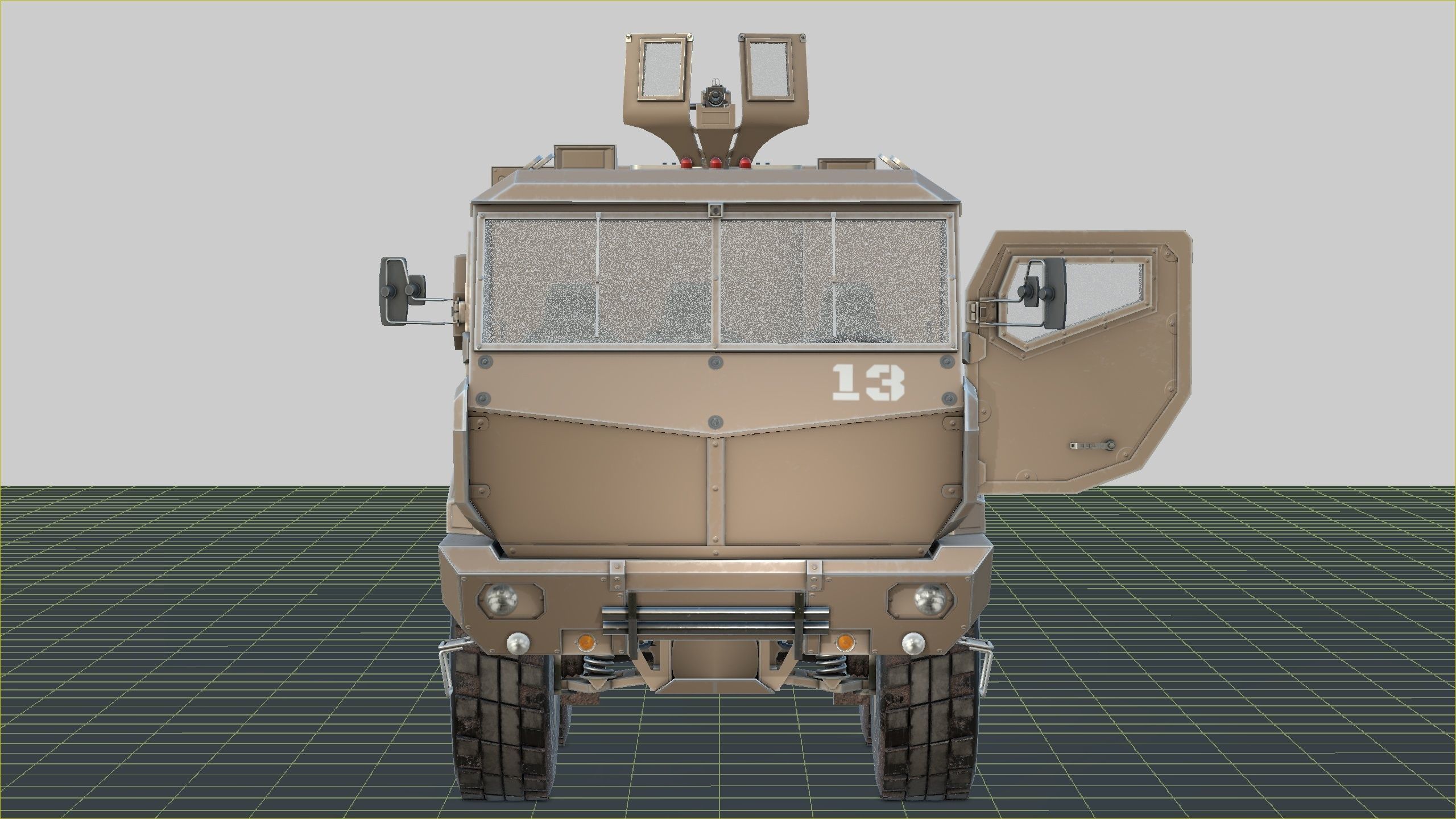 3D model Kamaz - Typhoon VR / AR / low-poly | CGTrader