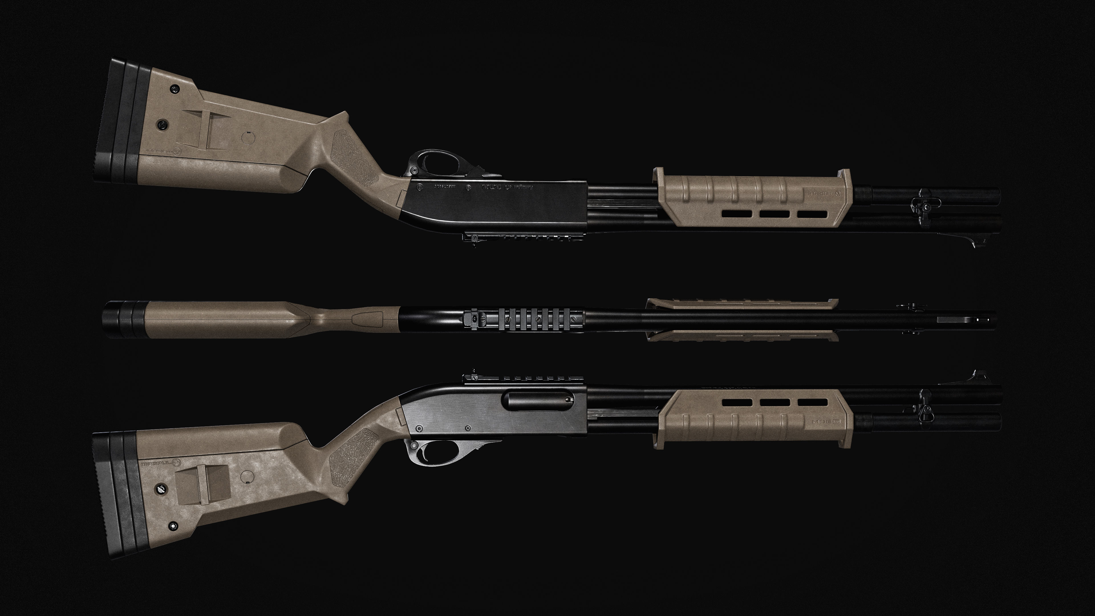 Remington 870 Tactical 3D model | CGTrader