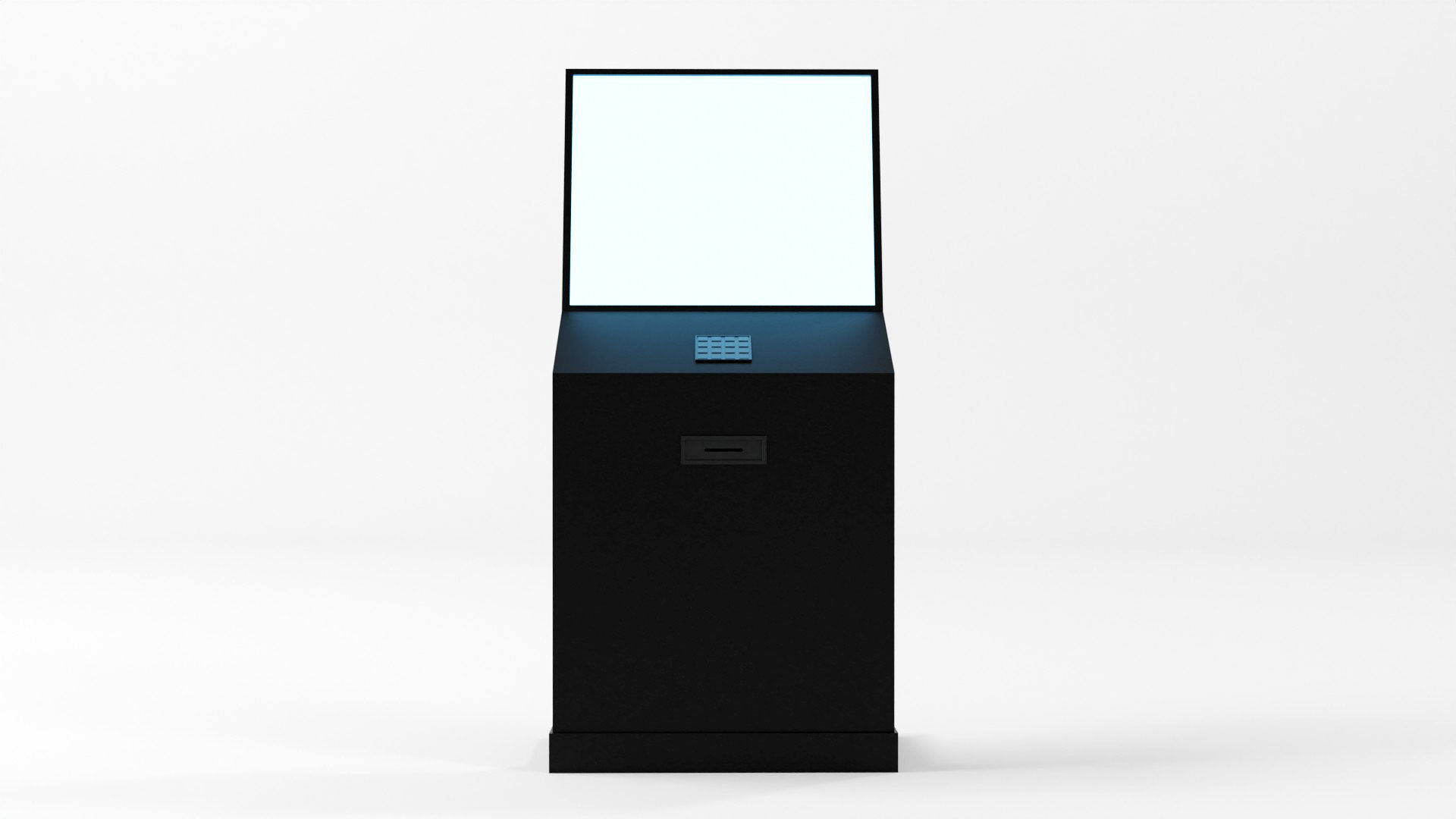 3D model Digital Information Display Board 3D Model VR / AR / low-poly ...