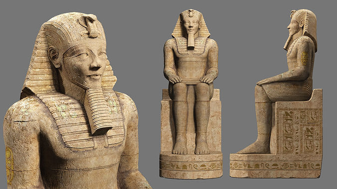 3D model Statue Colossus VR / AR / low-poly | CGTrader