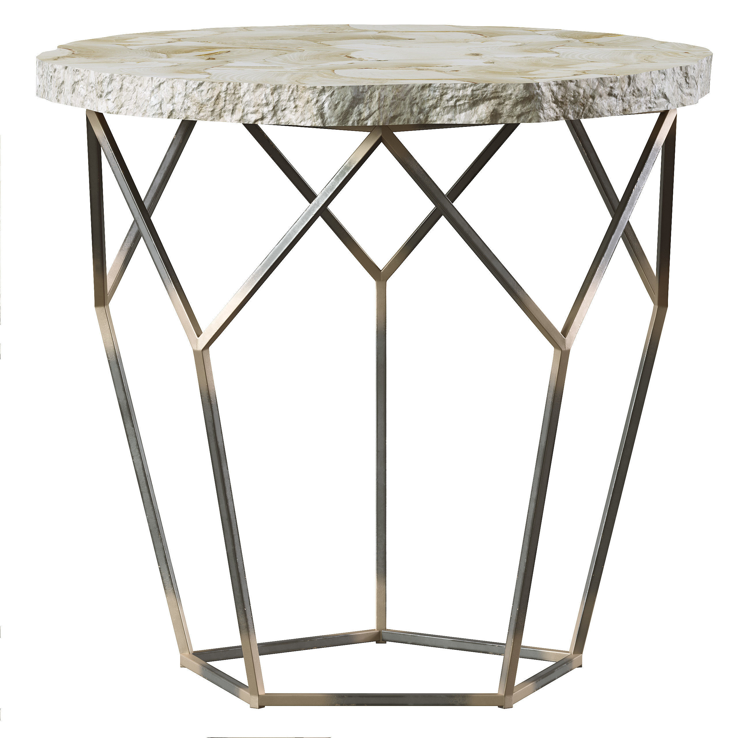 PALECEK Loren Fossilized Clam Table 3D model | CGTrader