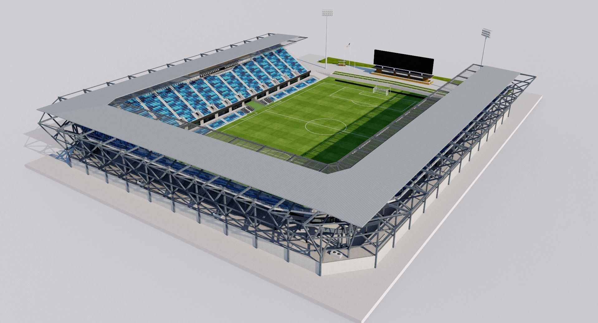 PayPal Park - San Jose Earthquakes Stadium - USA 3D model | CGTrader