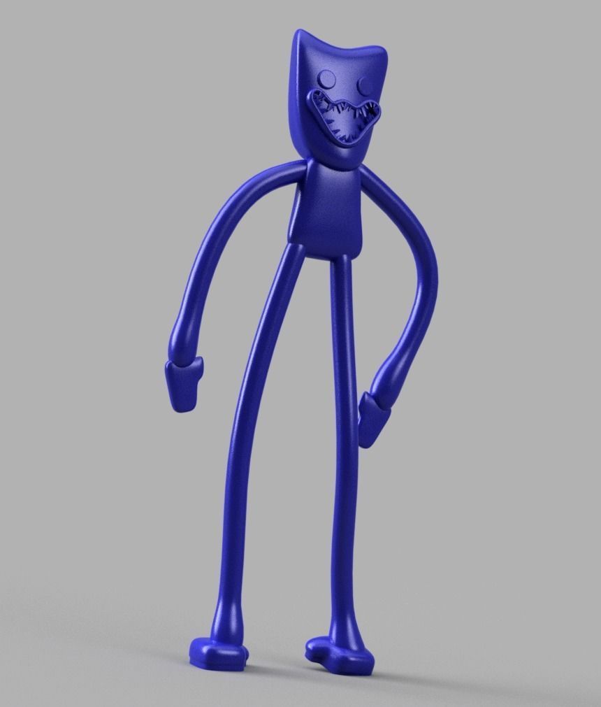 Huggy Wuggy inspired free 3D model 3D printable | CGTrader